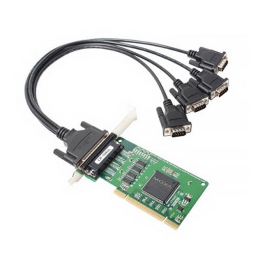 MOXA 4-port RS-232 low-profile Universal PCI serial board | Markwell Marine & Communications